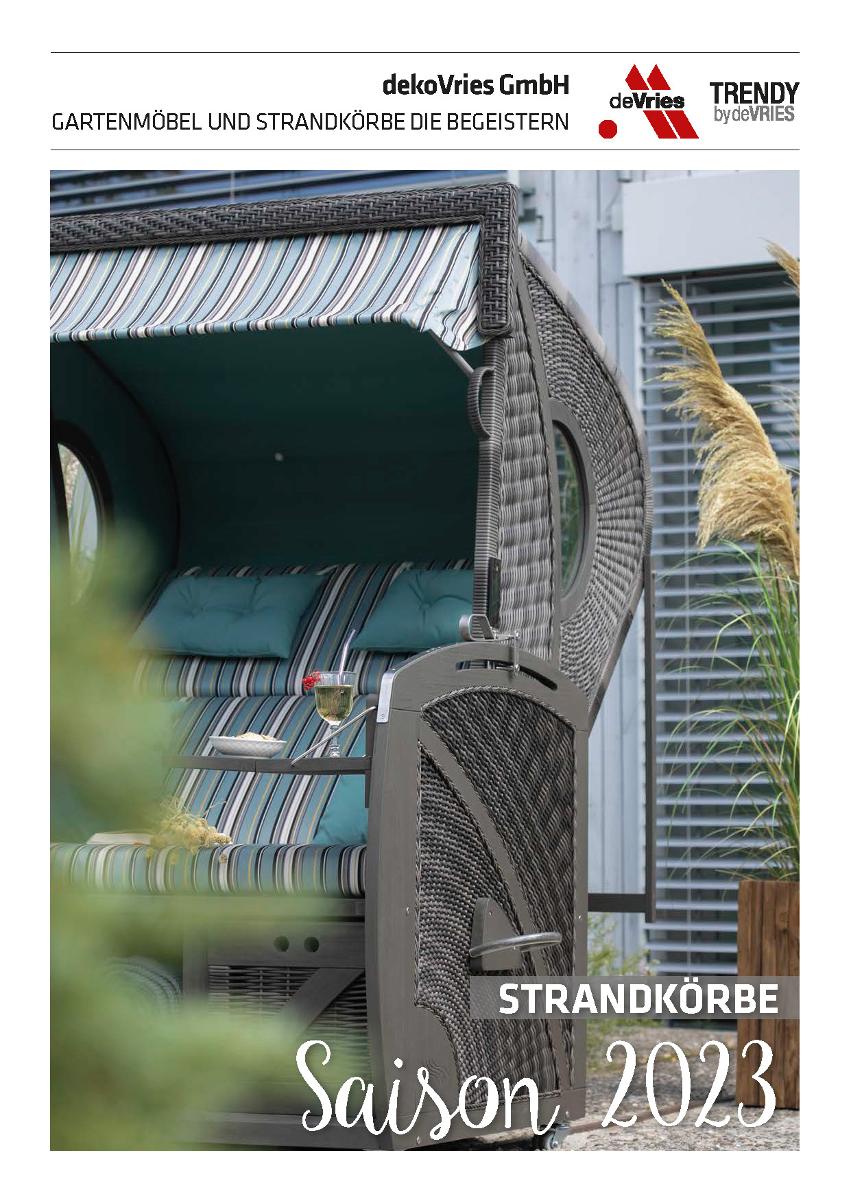 Strandkorb Katalog Saison 2023 - deVries-Group