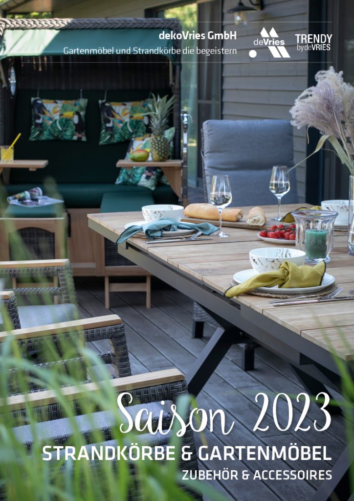Strandkorb & Gartenmöbel Katalog Saison 2023 - deVries-Group