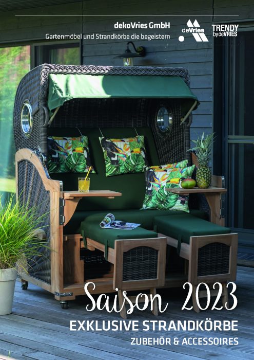 Strandkorb & Gartenmöbel Katalog Saison 2023 - deVries-Group